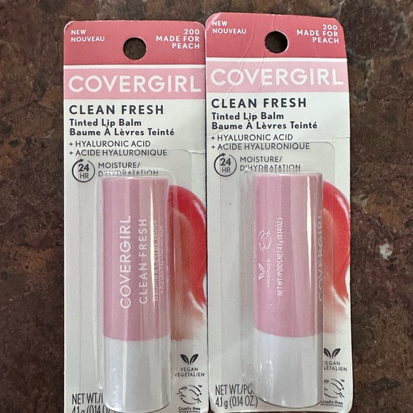 COVERGIRL | Makeup | Covergirl Pink Lip Balm Gloss Clean Fresh | Poshmark
